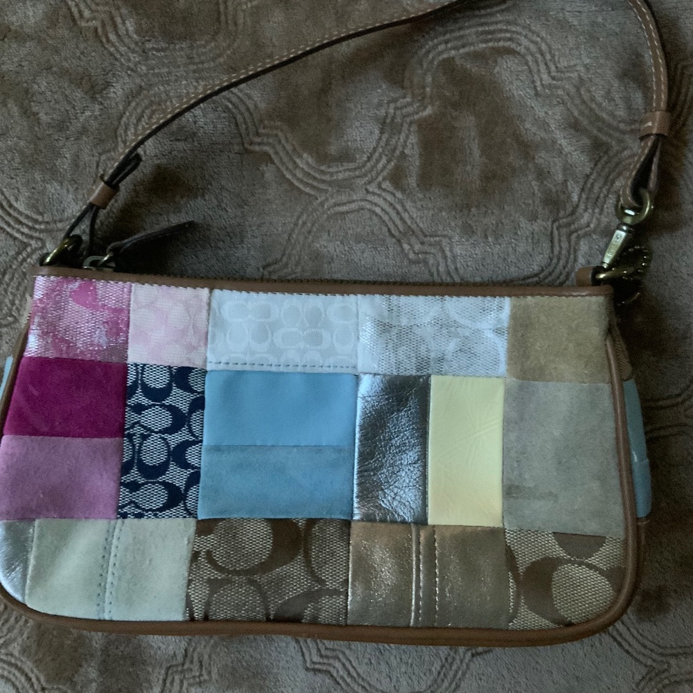 Coach Multimedia Multicolor Patchwork Small Purse Wit… - Gem